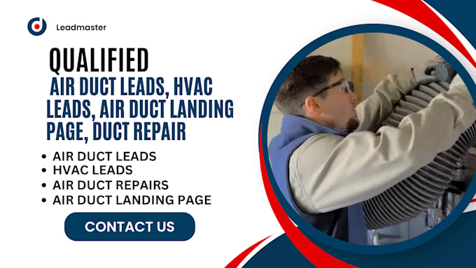 Generate qualified air duct leads hvac leads, air duct landing page ...