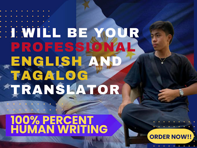 Provide perfect english to tagalog translation or vice versa video or ...