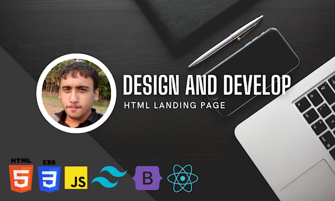 Create responsive html landing page according to your needs by Studentofcse777 | Fiverr