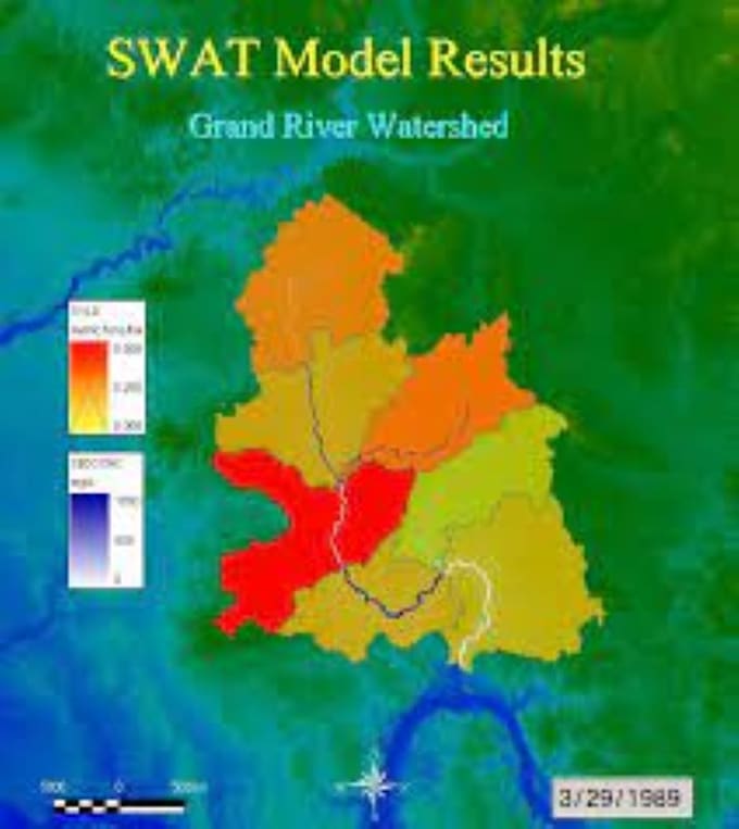 Analyze dams in arcgis catchment area capacity swat modeling by Jkush4 ...