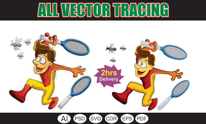 Do vector tracing, vectorize image, convert image to vector file, vector logo by Mumar806 | Fiverr