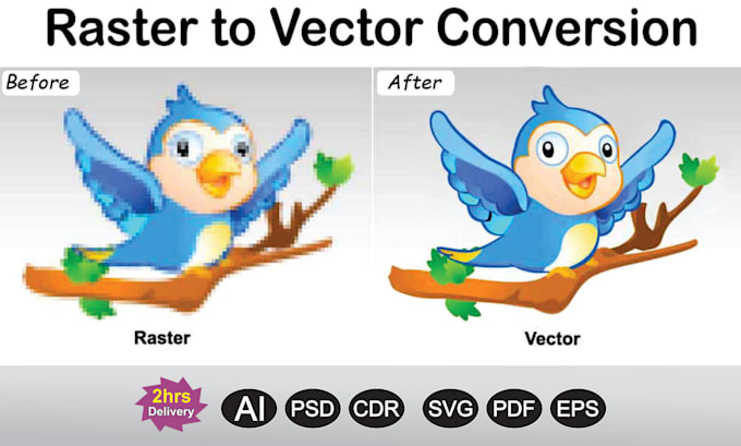 Vectorize image, vector tracing, convert image to vector file, vector logo by Mumar806 | Fiverr