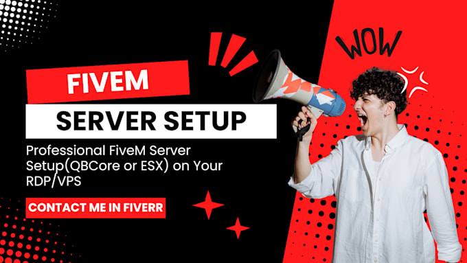 Setup your fivem server to your vps or rdp by Alihajmi | Fiverr