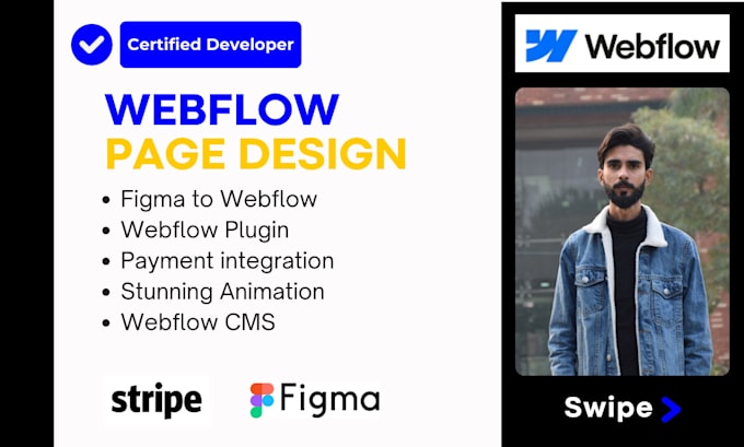 Design, redesign, fix webflow website as webflow developer by ...