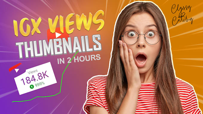 Design the best eye catchy youtube vlogs thumbnails by Samiullah80 | Fiverr