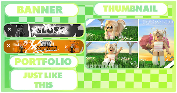 Create a roblox gfx banner by Bottexter | Fiverr