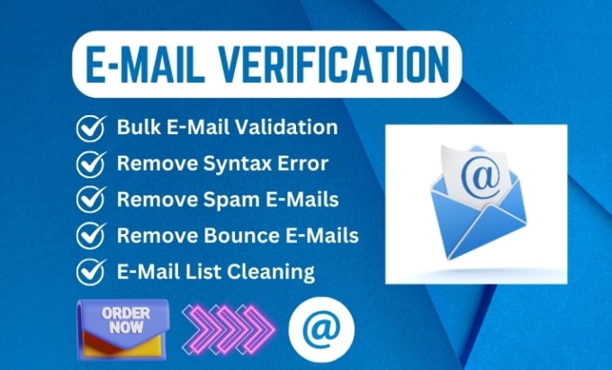Do bulk email verification, and email list cleaning service by Surovi5 ... Do bulk email verification, and email list cleaning service by Surovi5 ...
