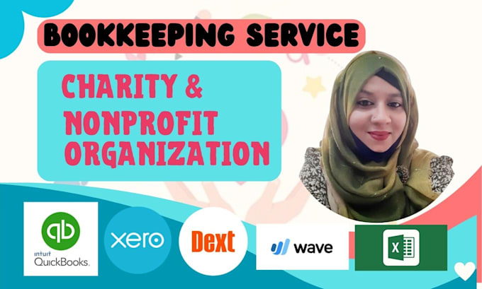 Do bookkeeping for charity nonprofit organizations by quickbooks online and xero by Zuairia_mati ...