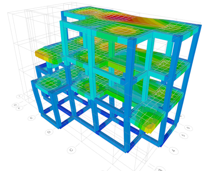 Make your etabs model by Ruelcepeda | Fiverr