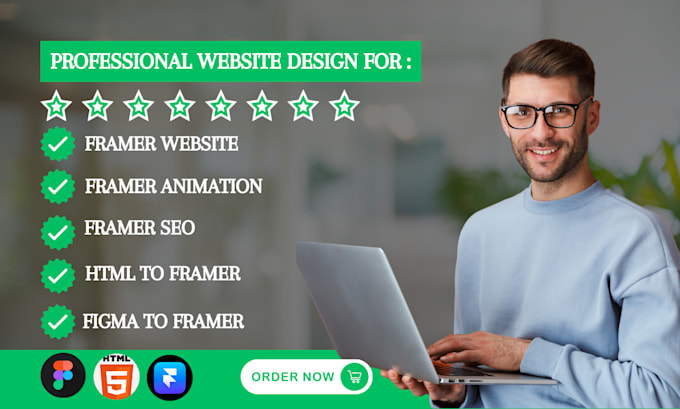 Design framer website framer animation figma to framer html to framer framer seo by Martin_digit ...