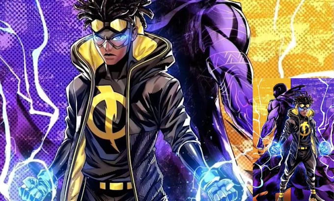 Draw comic illustration, graphic novel oc art manga or comic character ...