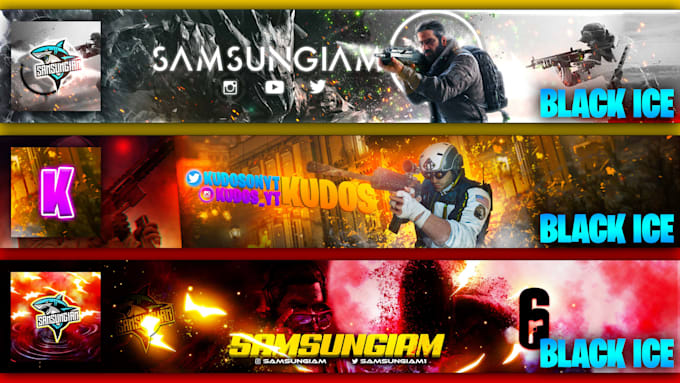 Design an best gaming banner by Trickidesiner12 | Fiverr