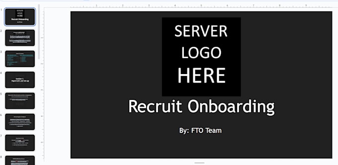 Create your fivem server onboarding presentation by Fofgaming | Fiverr