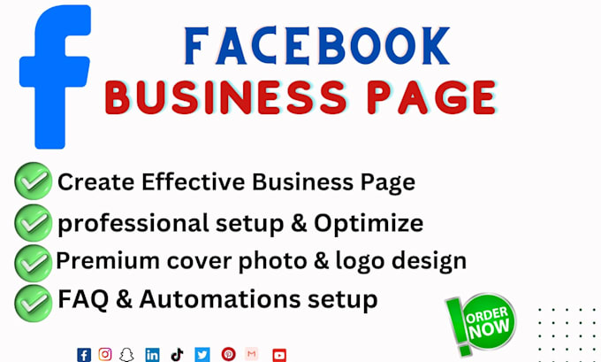 Create facebook business page and professional setup by Monsurdm99 | Fiverr