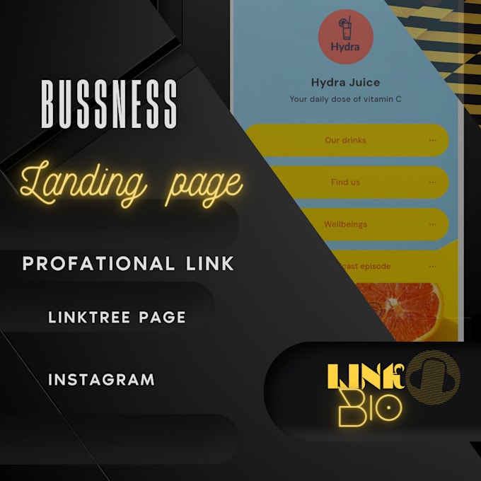 Set up linktree profile landing page for social media by Khan6636 | Fiverr
