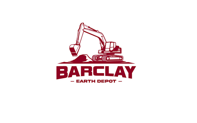 Design modern transport construction building excavator logo by Treva ...