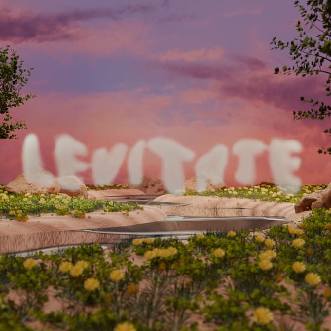 Do simple landscape, 3d text background by Luiwa_ | Fiverr