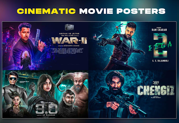 Design a professional movie poster by Souravbanshi110 | Fiverr