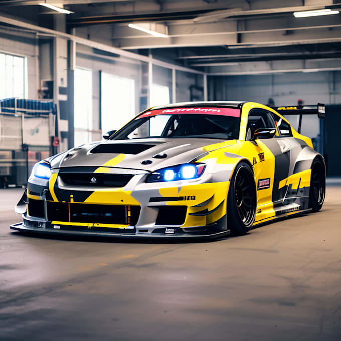 Design a car wrap for racing and drift livery by Moosrilla | Fiverr