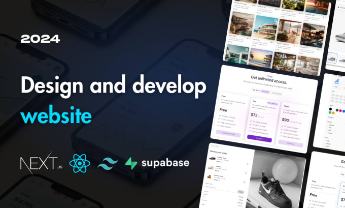 Design and develop website using nextjs react tailwindcss by ... Design and develop website using nextjs react tailwindcss by ...