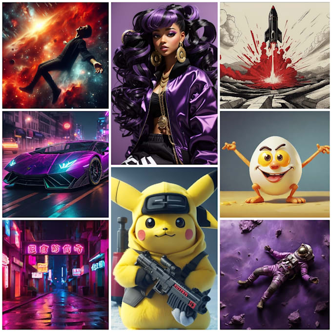 Create custom graphics with ai for any use by Heyokaa | Fiverr