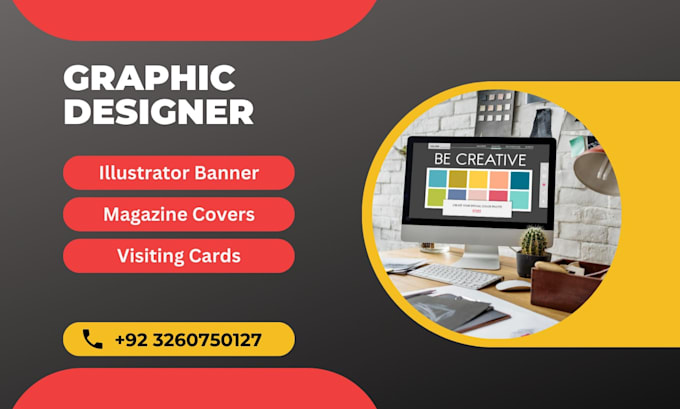 Design visting card magazine design and illustrator banner by ...