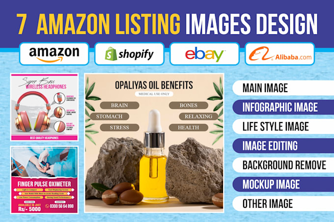 Do amazon product listing images and infographic by Think_design01 | Fiverr