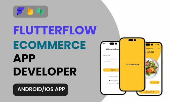 Be Flutterflow Ecommerce Business Mobile App Developer Flutter Flow By Chamara 00 Fiverr