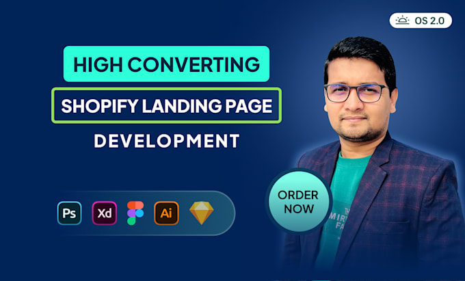 Develop shopify landing page from your psd, figma, ai, or xd design by ...