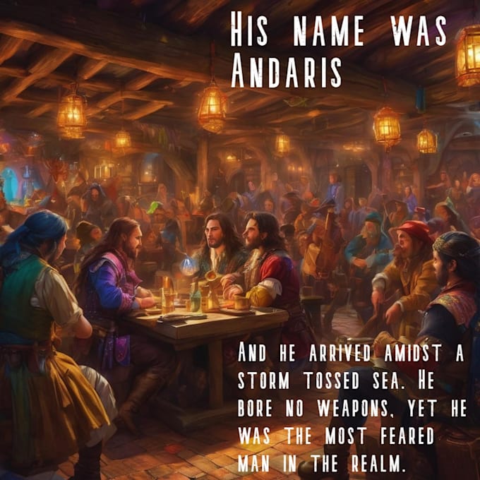 Tell your characters story by Calebbaetenvo | Fiverr