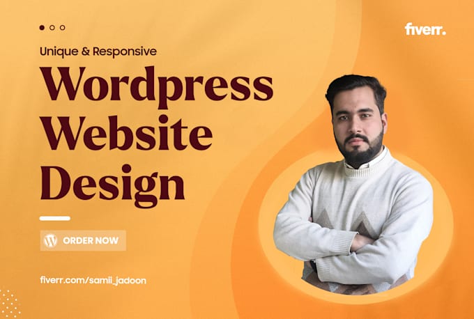 Create a unique and responsive wordpress website by Samii_jadoon | Fiverr