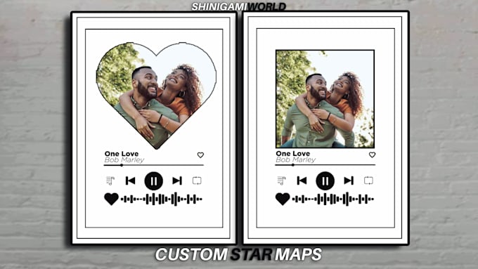 Make a personalised music plaque, song poster, custom design by ...