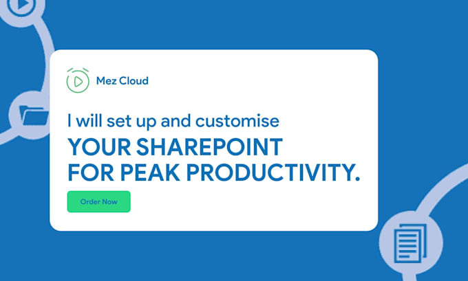 Setup and customise your sharepoint for peak productivity by Houddinii | Fiverr