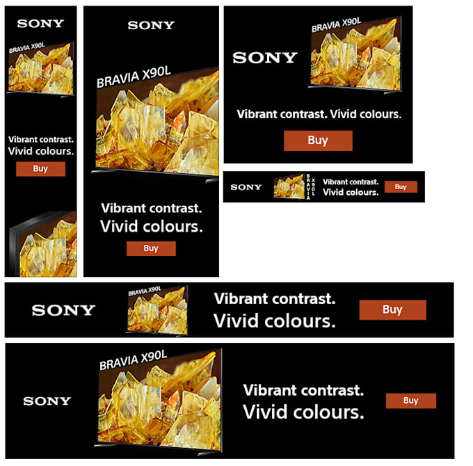 Create 9 static web banner ads by Veerraju5 | Fiverr