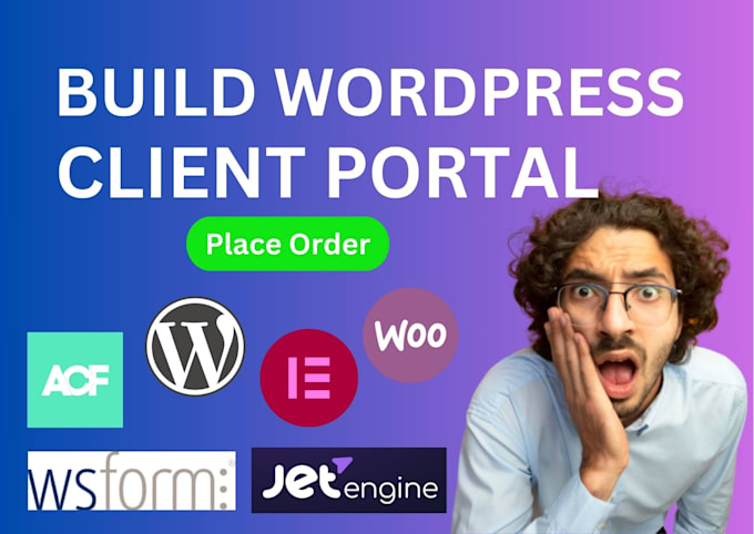 Create wordpress client portal dashboard or landing page by ...