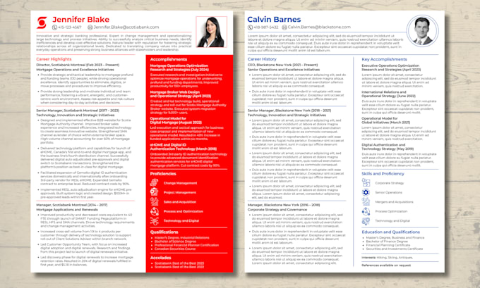 Write and design one page summary of your cv resume executive profile ...