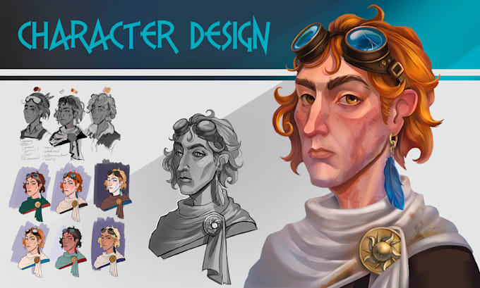 Design your oc or any character for game, comic, cartoon by Sunpraiser ...