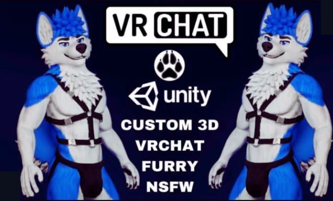 Create Vrchat Avatar Vrc Avatar Vr Character Furry Nsfw Furry