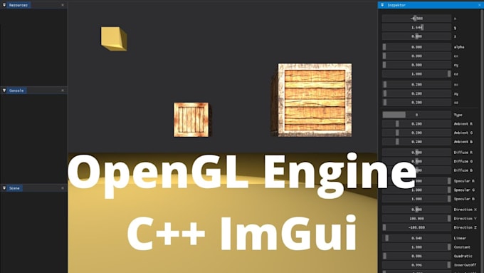 Develop opengl, glfw, imgui projects for you by Tynamafe | Fiverr