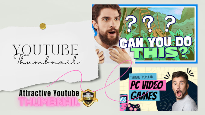 Design attractive eye catchy youtube thumbnail for you by Naoufal_dev ...