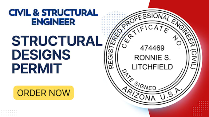 Do texas and atlanta structural engineering plan for city permit by Adrienbeck | Fiverr