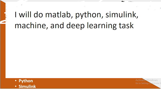 Do Matlab Python Simulink Machine And Deep Learning Task By