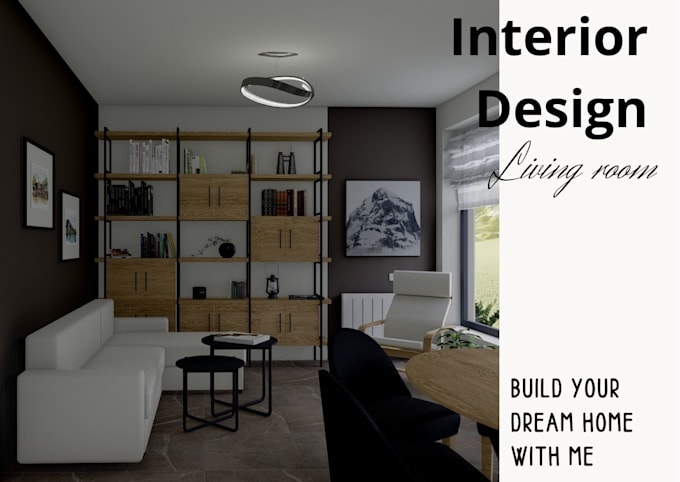 Design your living room by Maya_kovacheva | Fiverr