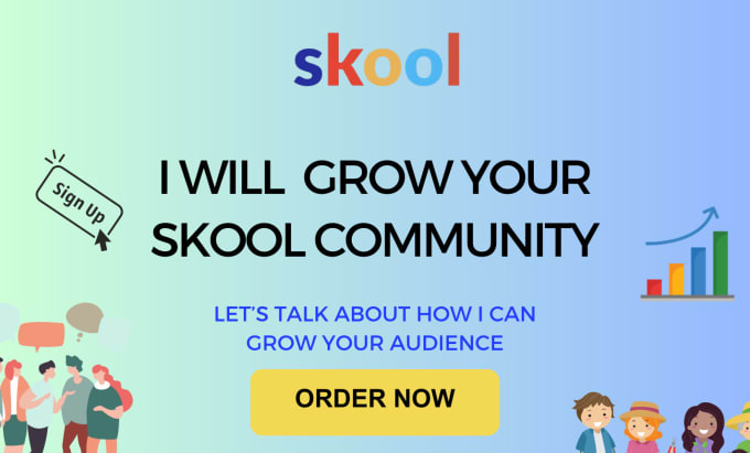 Grow your skool community by Votickmedia | Fiverr Grow your skool community by Votickmedia | Fiverr