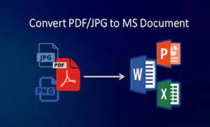 Do file conversion pdf, png jpeg to word, excel etc by Nhsservices | Fiverr