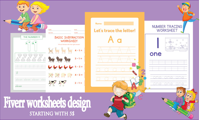 Design for kids worksheet, workbook and math worksheets by ...