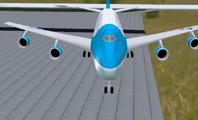 Do 3d aeroplan animation, 3d aircraft animation, jet animation, air ...