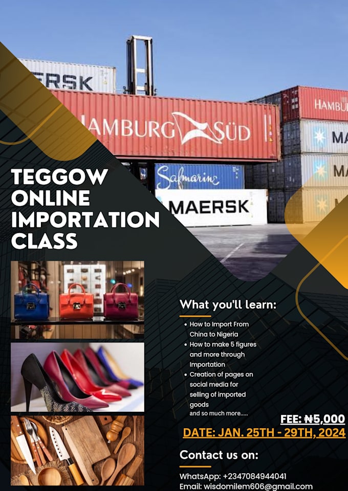 Design flyers for upcoming programmes and products by Desmondimmanuel | Fiverr