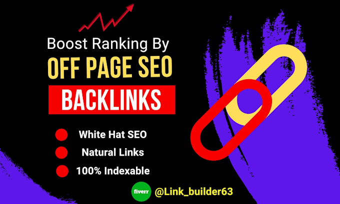 Boost your website ranking by monthly off page seo service white hat backlinks by Link_builder63 ...