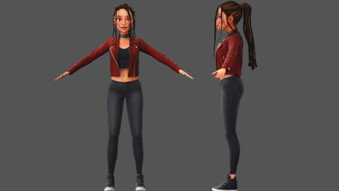 Create a 3d stylized character modeling, 3d stylized, 3d character ...